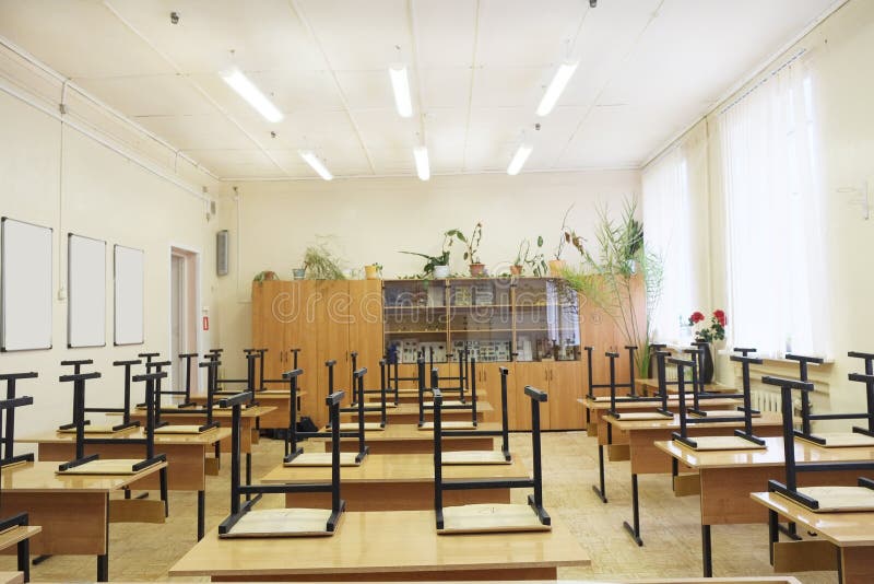 Empty school class stock photo. Image of children, obligatory - 53679206