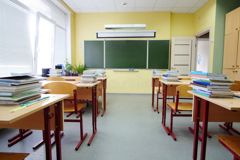 Empty school class stock photo. Image of children, schooling - 76801372
