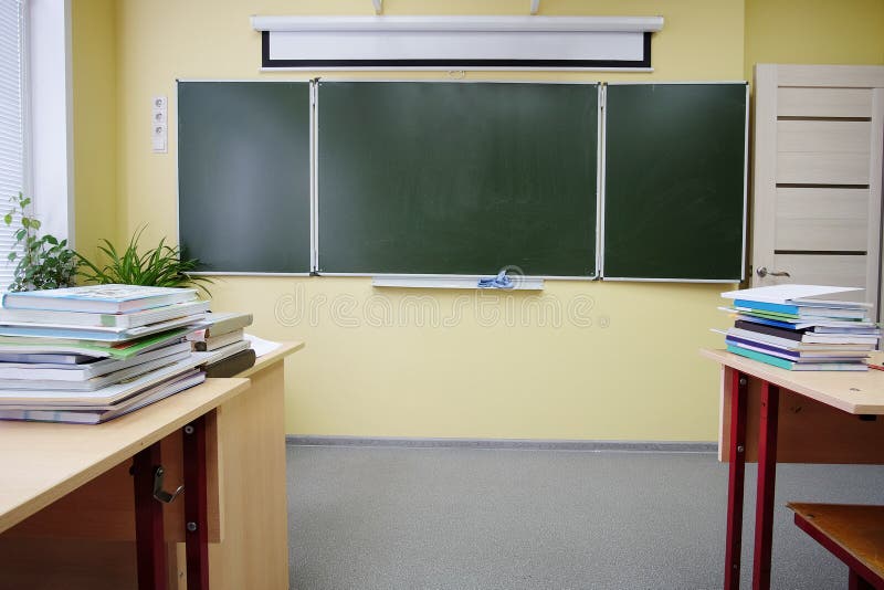 Empty school class stock image. Image of elementary, pedagogics - 76801985