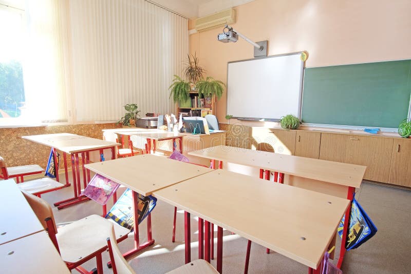 Empty school class stock photo. Image of obligatory, learn - 77265062