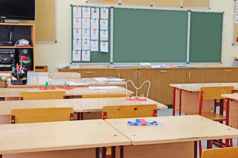 Empty school class stock photo. Image of desk, student - 77265116