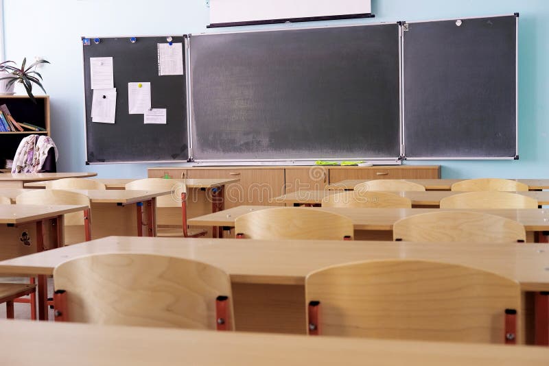Empty school class stock photo. Image of learn, college - 77265128