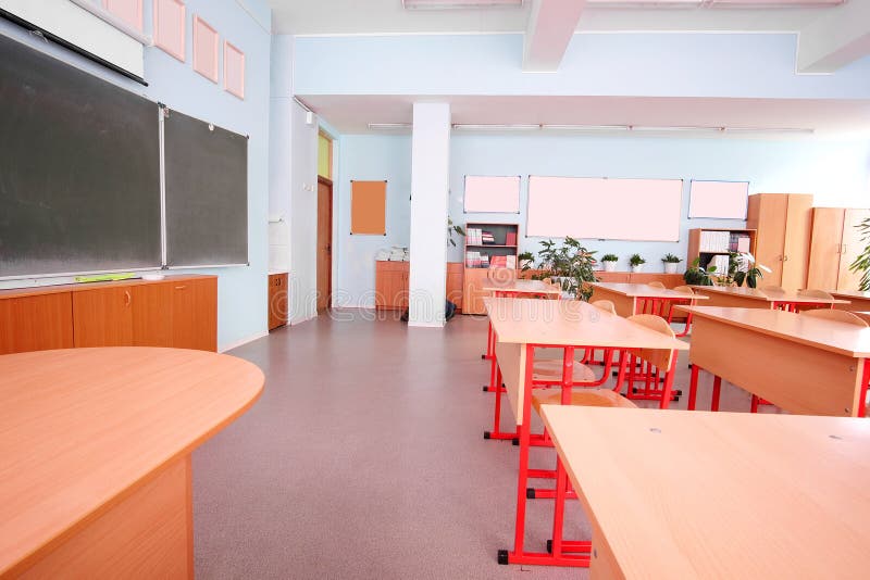 Empty school class stock image. Image of break, room - 77342689