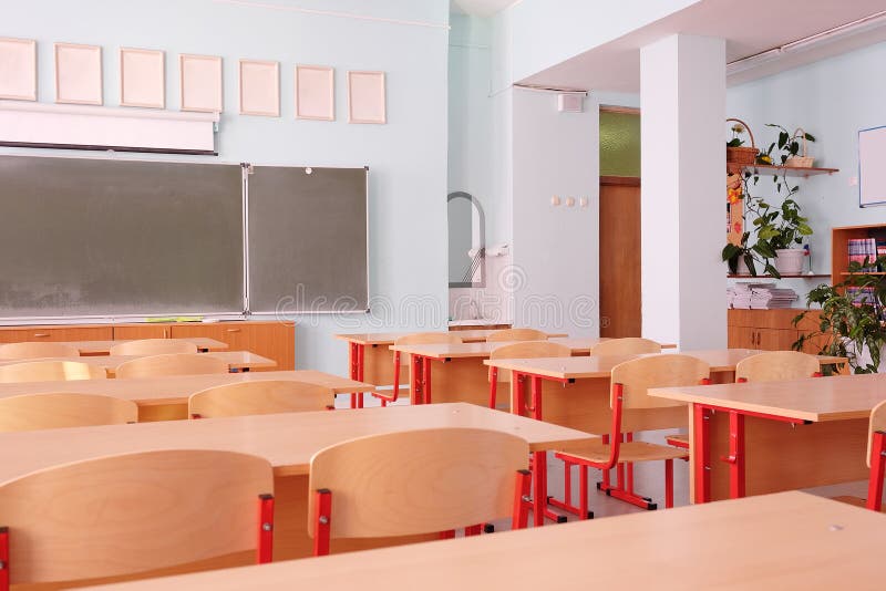 Empty school class stock photo. Image of school, pedagogical - 77342930
