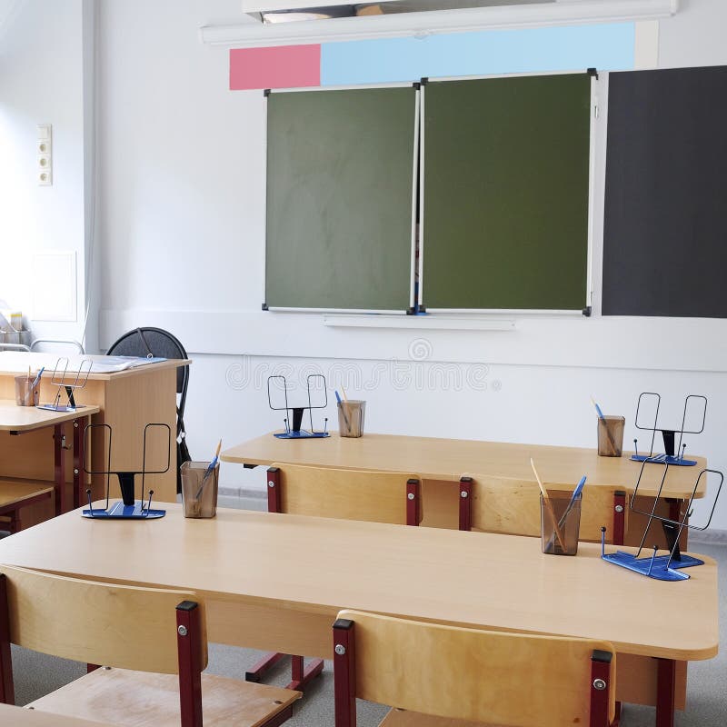 Empty school class stock photo. Image of september, high - 88069646