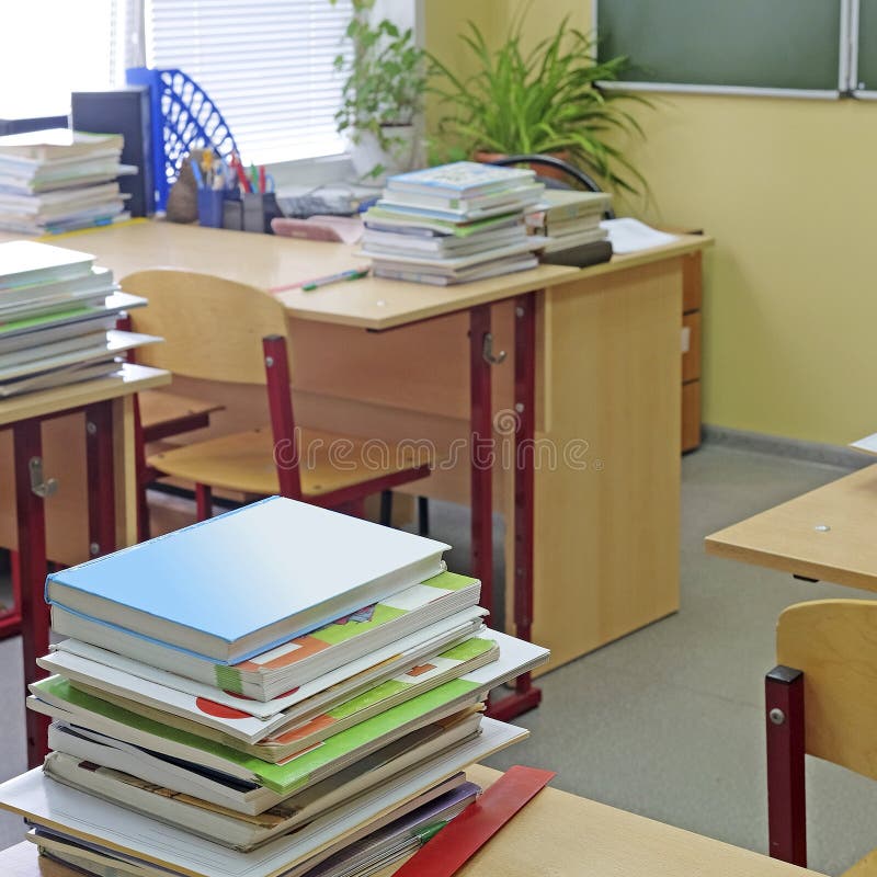 Empty school class stock photo. Image of stationery, classroom - 88069856