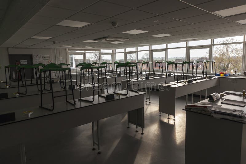 Schools Science Department. Editorial Stock Image - Image of ...