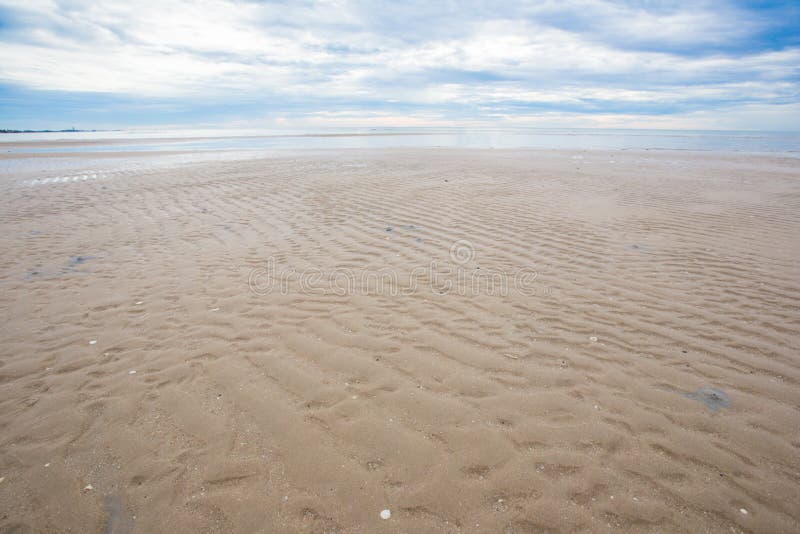 Empty Sea and Beach Background Stock Image - Image of vacation, beauty ...