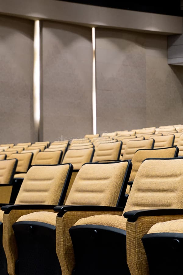 Empty Seat in Auditorium or Conference Hall Stock Photo - Image of hall ...
