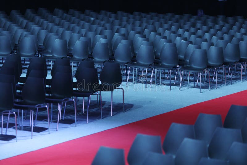 Empty Seat in Conference Hall Stock Photo - Image of coffee, chair ...