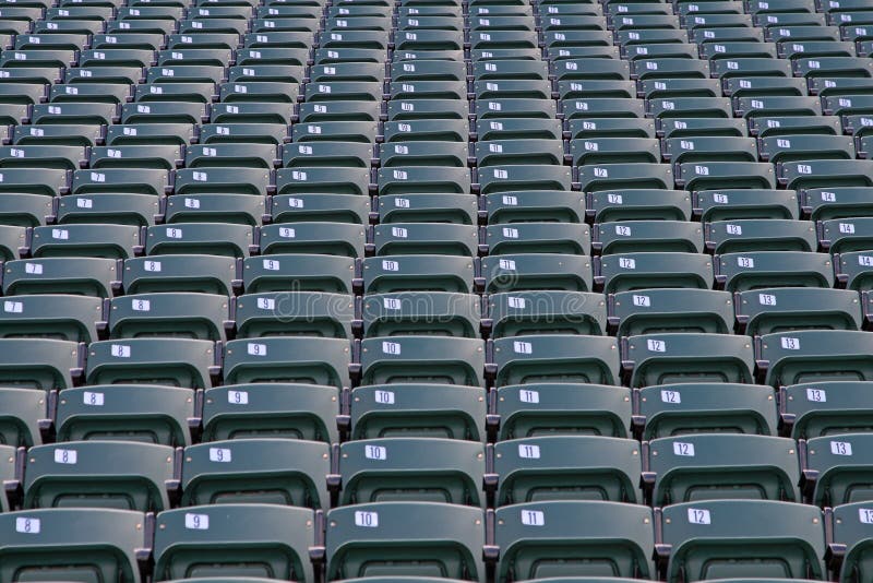 Empty Seats stock photo. Image of rows, vacant, baseball - 6860826