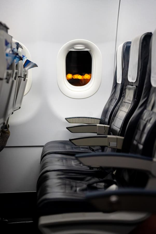 Inside the Airplane stock photo. Image of black, plane - 297927194