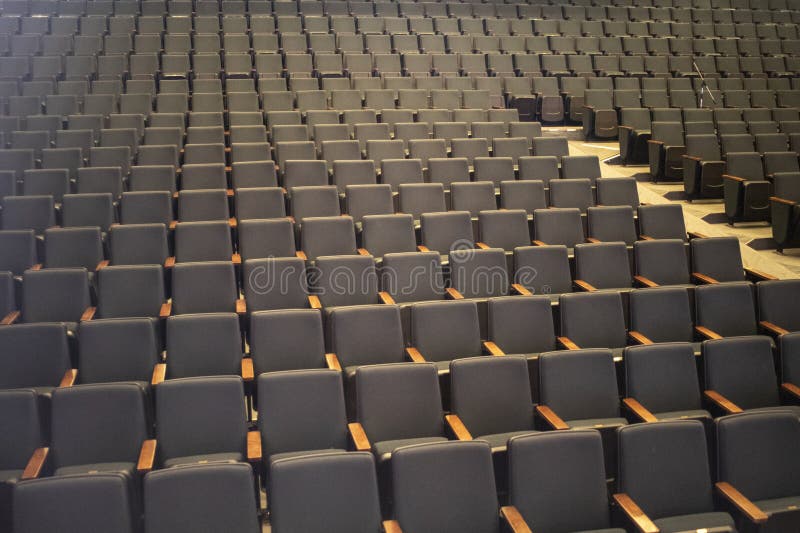 Empty Seats in the Auditorium. Seats for Spectators Stock Photo - Image ...