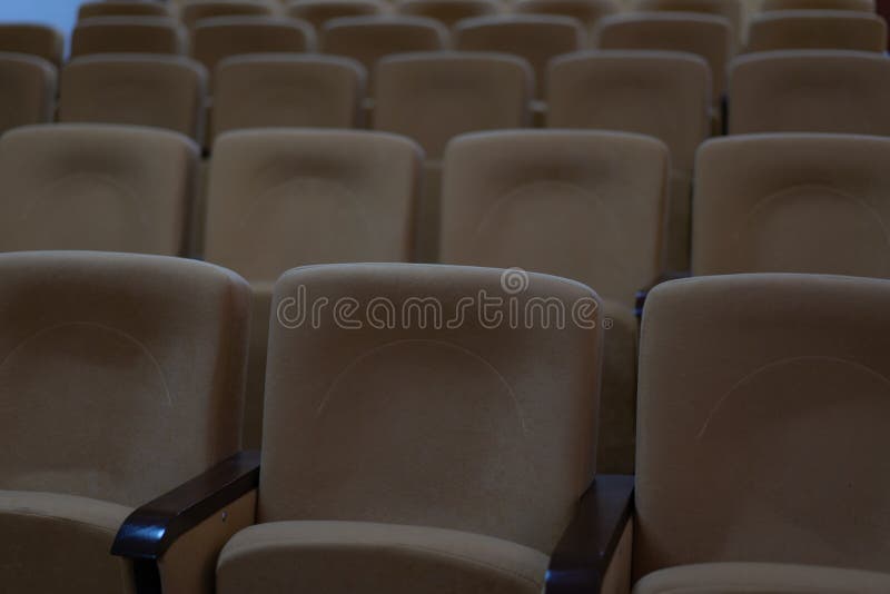 Empty Seats in the Concert Hall Stock Image - Image of audience, hall ...