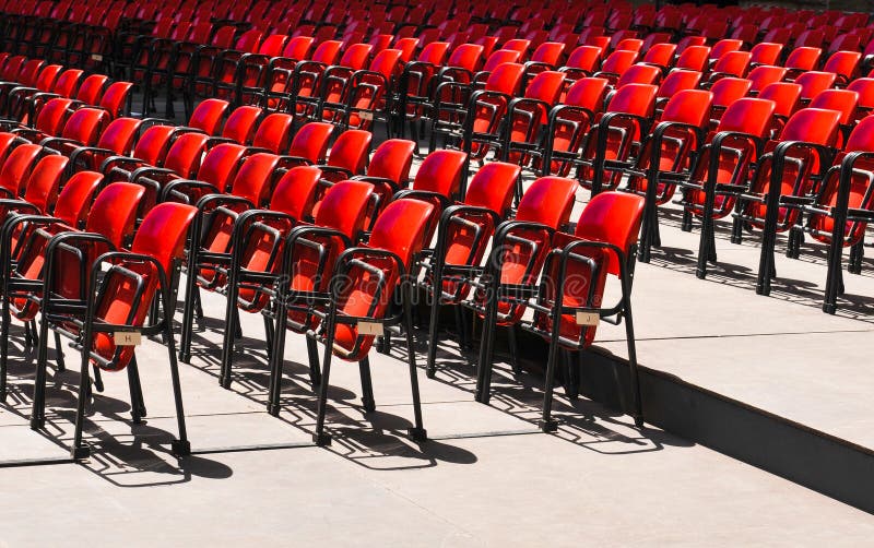 Empty seats stock image. Image of arena, symmetry, seats - 88744773