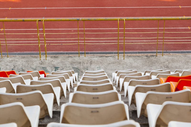 Empty seats row stock photo. Image of bench, background - 86354348