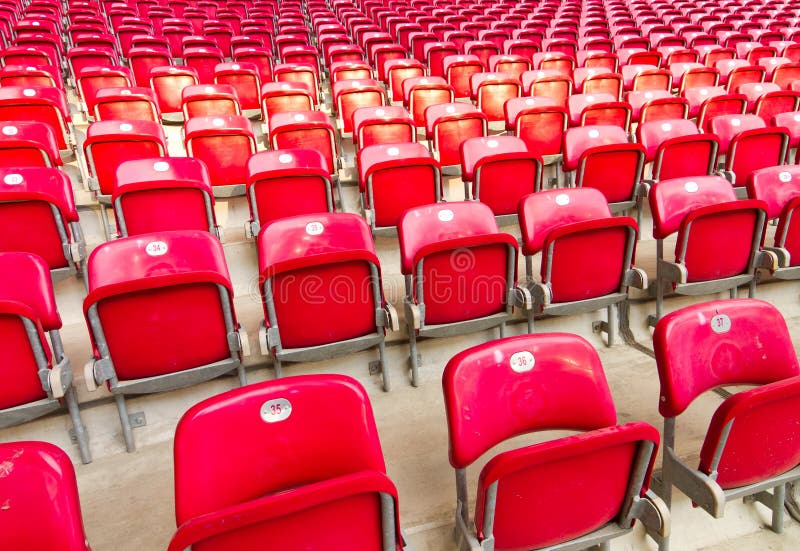 Empty Seats stock photo. Image of seat, plastic, arena - 32068928