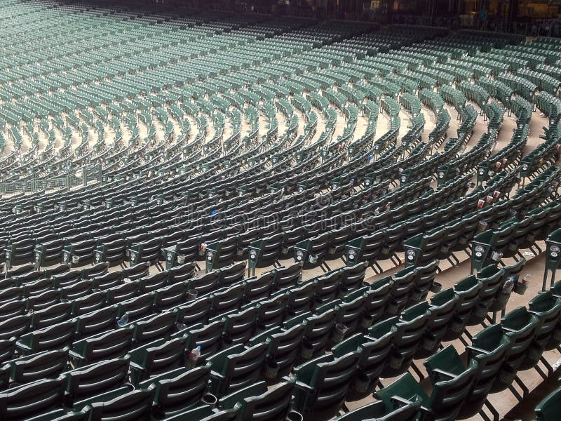 Empty seats in a stadium editorial stock image. Image of seating - 54070934