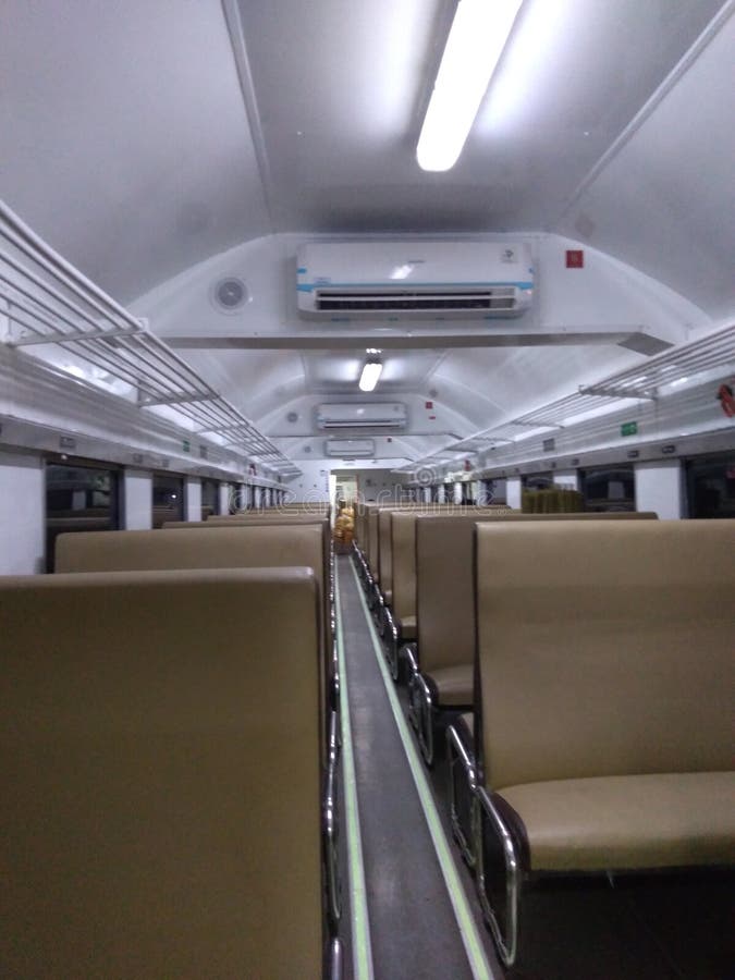 Empty Seats on the Train and Empty of Passengers Stock Image - Image of ...