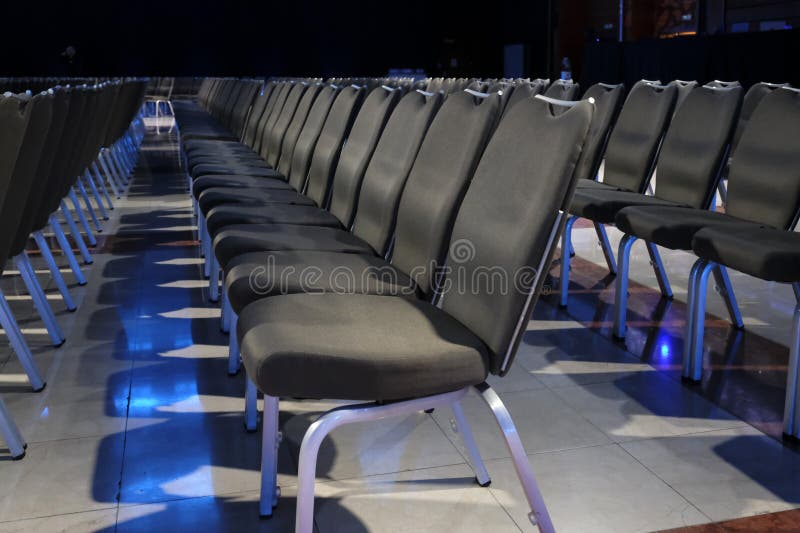 Empty Seats in a Convention Center Stock Image - Image of empty, room ...