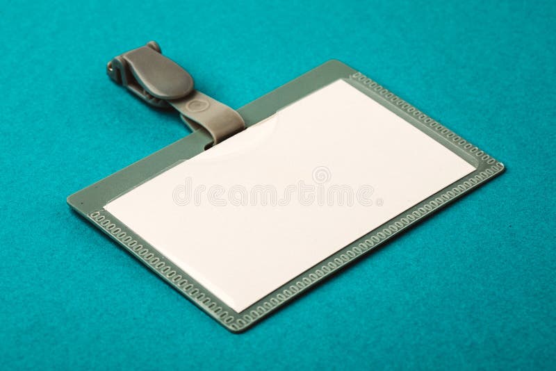 Empty Security Tag. Place for Text, Layout Stock Image - Image of brand ...