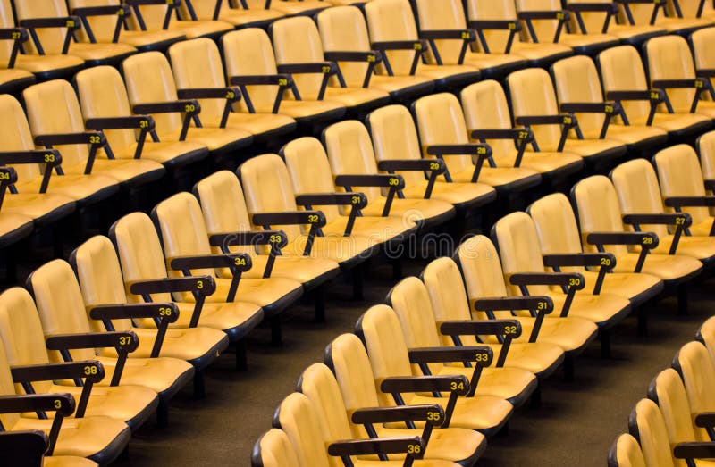 Empty Seminar Seat. stock image. Image of audience, graduation - 37511757