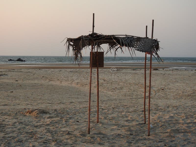 Empty Shack, Redi Beach stock photo. Image of empty, travel - 86425136