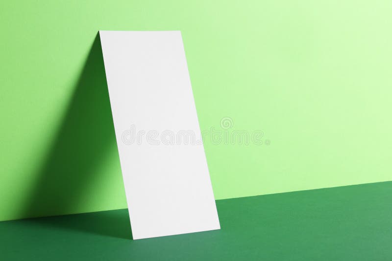 Empty Sheet on Background. Mockup for Design Stock Image - Image of ...