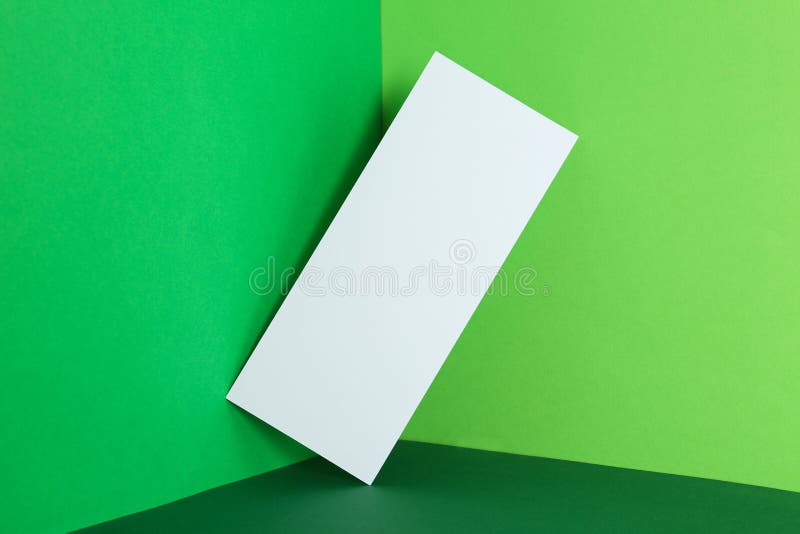 Empty Sheet. Mockup for Design Stock Photo - Image of card, advert ...