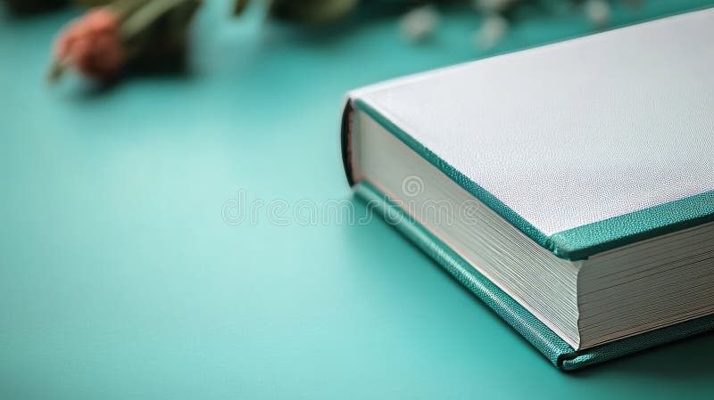 An Empty Sheet of Paper with a Blue Background, Suitable for Writing ...