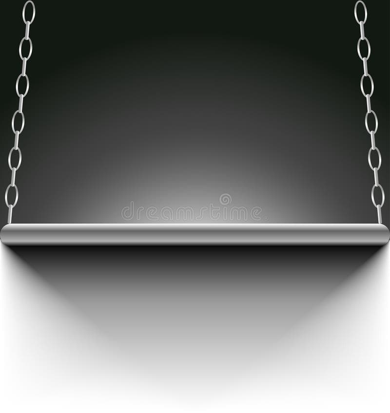 Empty shelf stock illustration. Illustration of single - 40731807