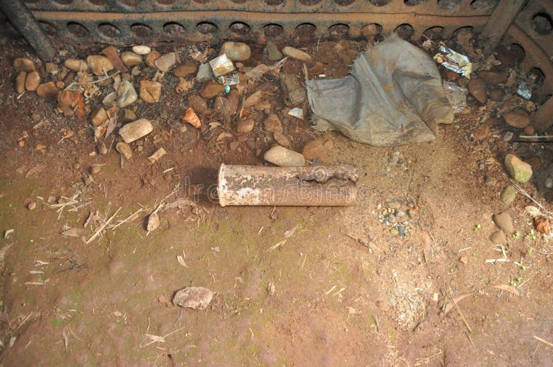 Empty Shell on the Former Khe Sanh Combat Base, Vietnam Stock Image ...