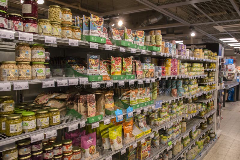 Inside the Albert Heijn XL Supermarket at Amsterdam the Netherlands ...