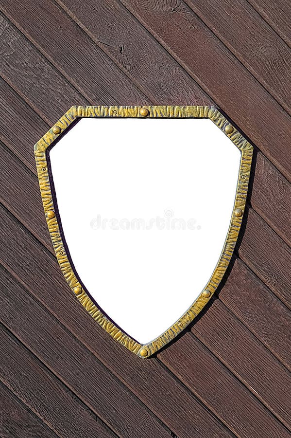 The empty shield is ready stock image. Image of eixample - 107470733
