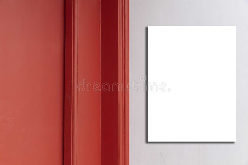 Empty Shop Name Sign at the Entrance Stock Photo - Image of display ...