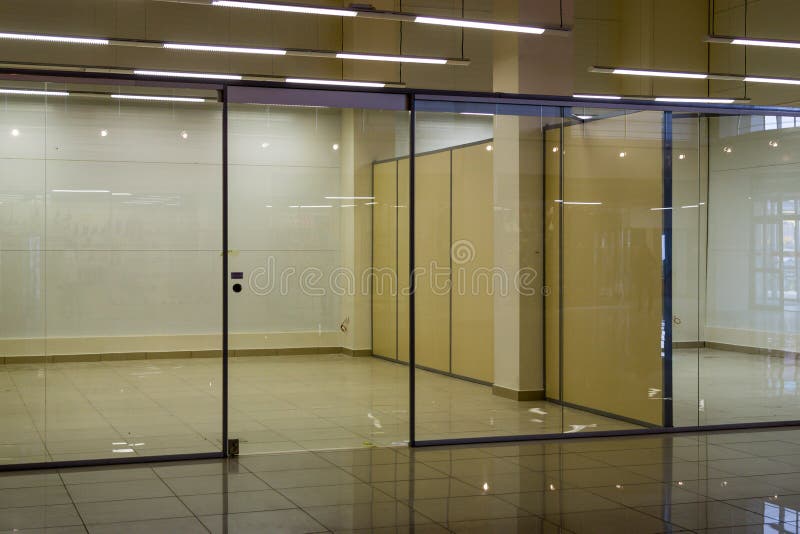 Empty Shop Unit Interior stock image. Image of market - 70629731