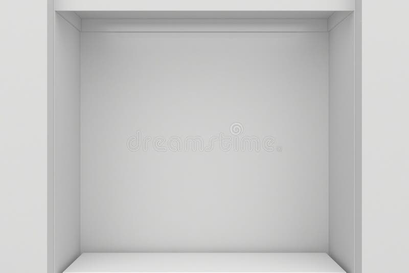 Shop Window Display, Empty Storefront, Showcase on the Street. Mock Up ...