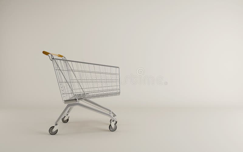 Empty Shopping Cart.Concept for Buying or Shopping Stock Image - Image ... Empty Shopping Cart.Concept for Buying or Shopping Stock Image - Image ...