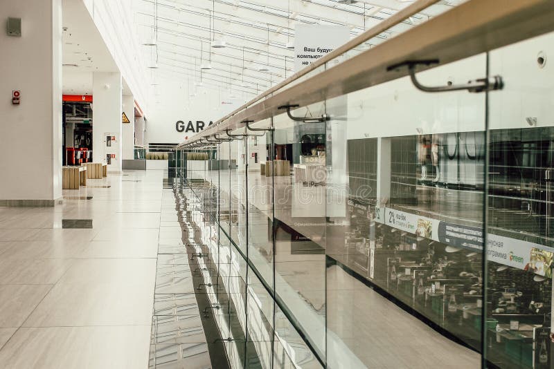 Empty Shopping in the Center. Belarus. Minsk - 14 May 2020 Editorial ...