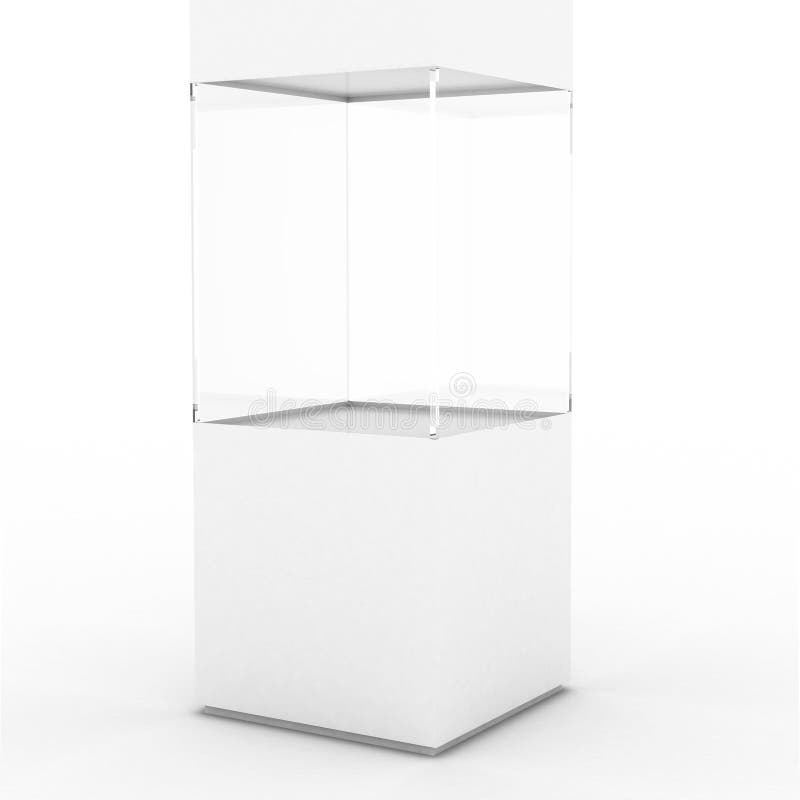Empty showcase stock illustration. Illustration of shadow - 48449730
