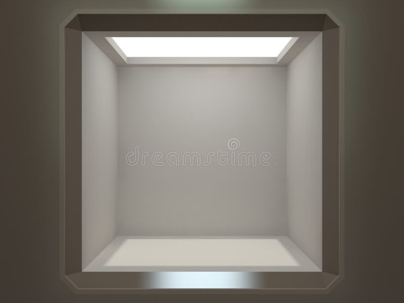 Empty showcase stock illustration. Illustration of sale - 55942072