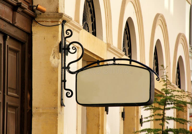 Empty sign stock photo. Image of outdoor, sign, commercial - 24752018