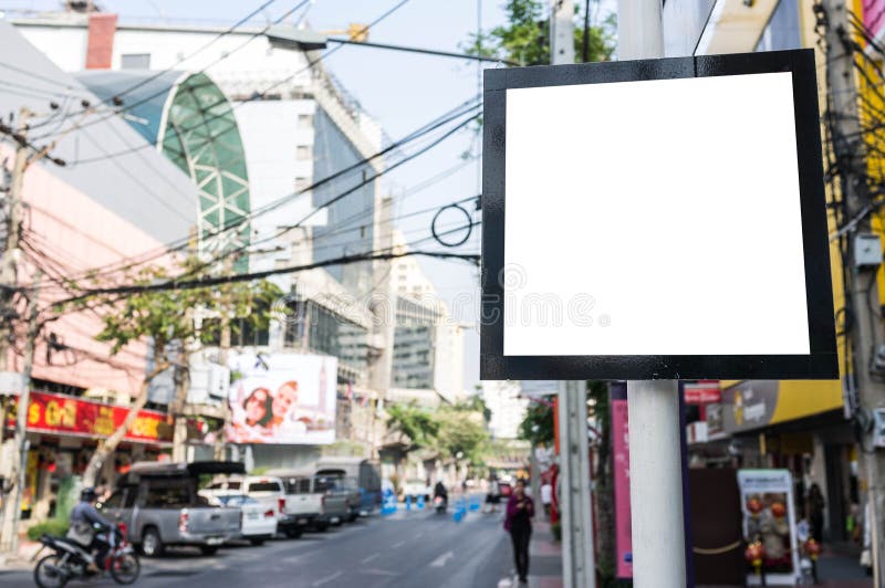 Empty Sign Board stock image. Image of billboard, blank - 44000253
