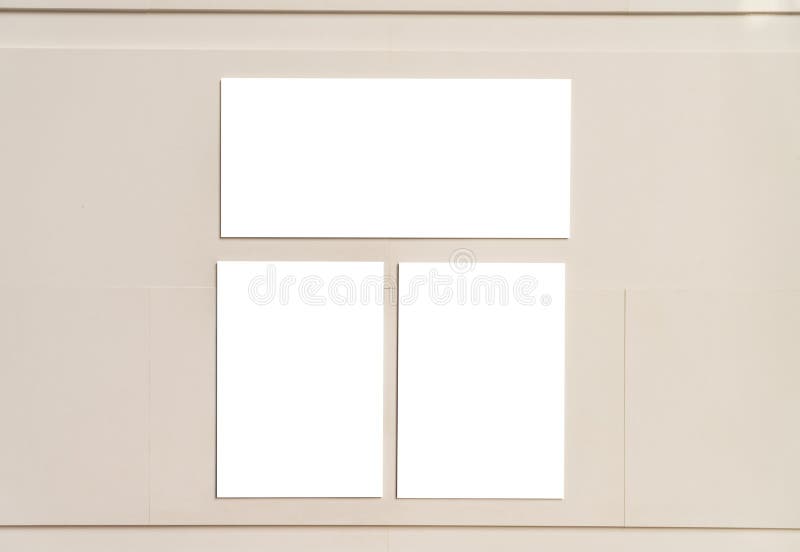 Empty Sign in Shopping Mall . Stock Image - Image of shop, signboard ...