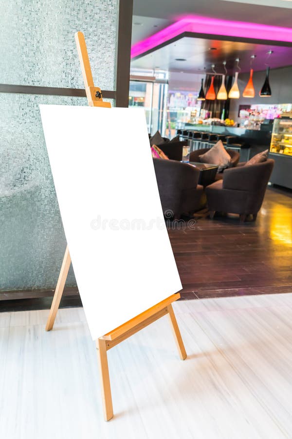 Empty Sign in Shopping Mall . Stock Photo - Image of blank, billboard ...