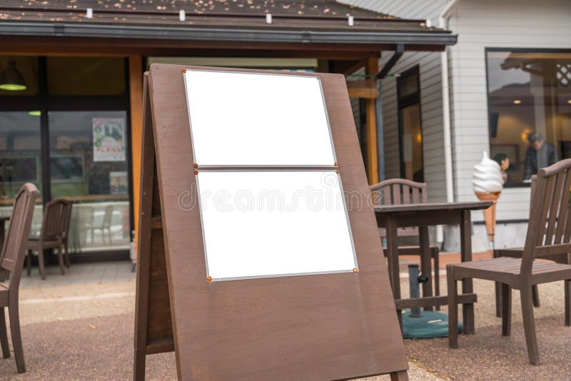 Empty Sign in the Street and Shopping Mall. Stock Photo - Image of copy ...