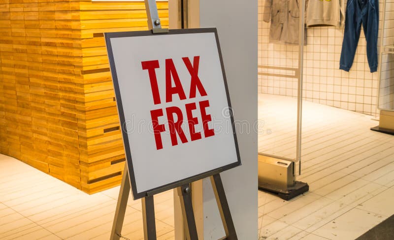 Empty Sign in the Street and Shopping Mall . Stock Photo - Image of ...