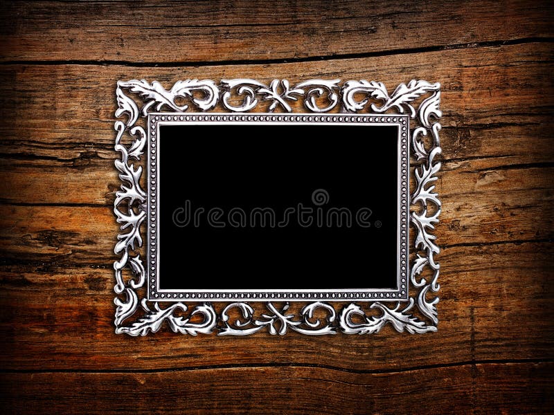 Empty silver frame stock image. Image of ornamental, memory - 23712165