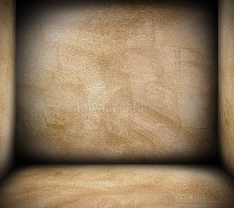Empty Simple Interior Backdrop Stock Photo - Image of corner, cement ...