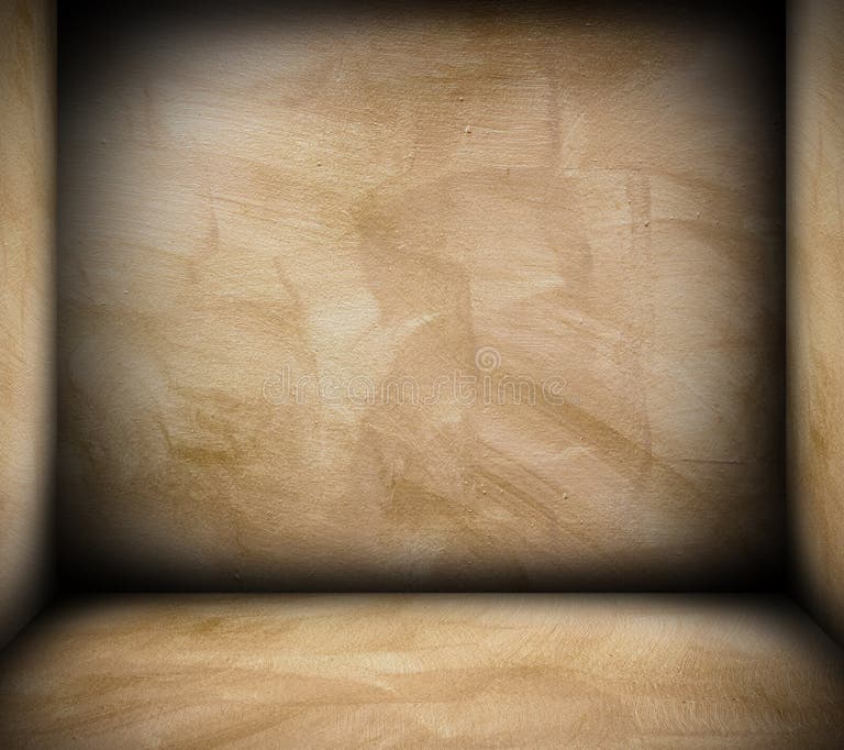 Empty Simple Interior Backdrop Stock Photo - Image of corner, cement ...